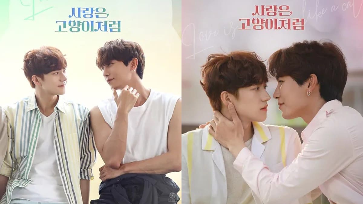 “Love Is Like A Cat”: BL com Mew Suppasit e JM (JUST B) lança pôsteres ...