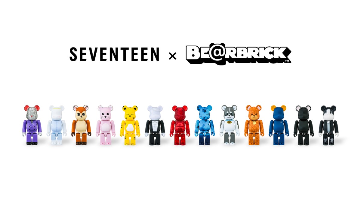 SEVENTEEN anuncia collab especial com a BE@RBRICK - ASIANBREAK