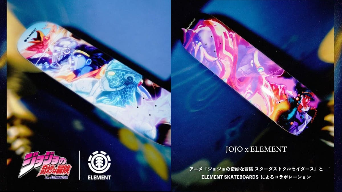 Element lança coleção em parceira com o anime “JoJo’s Bizarre Adventure ...